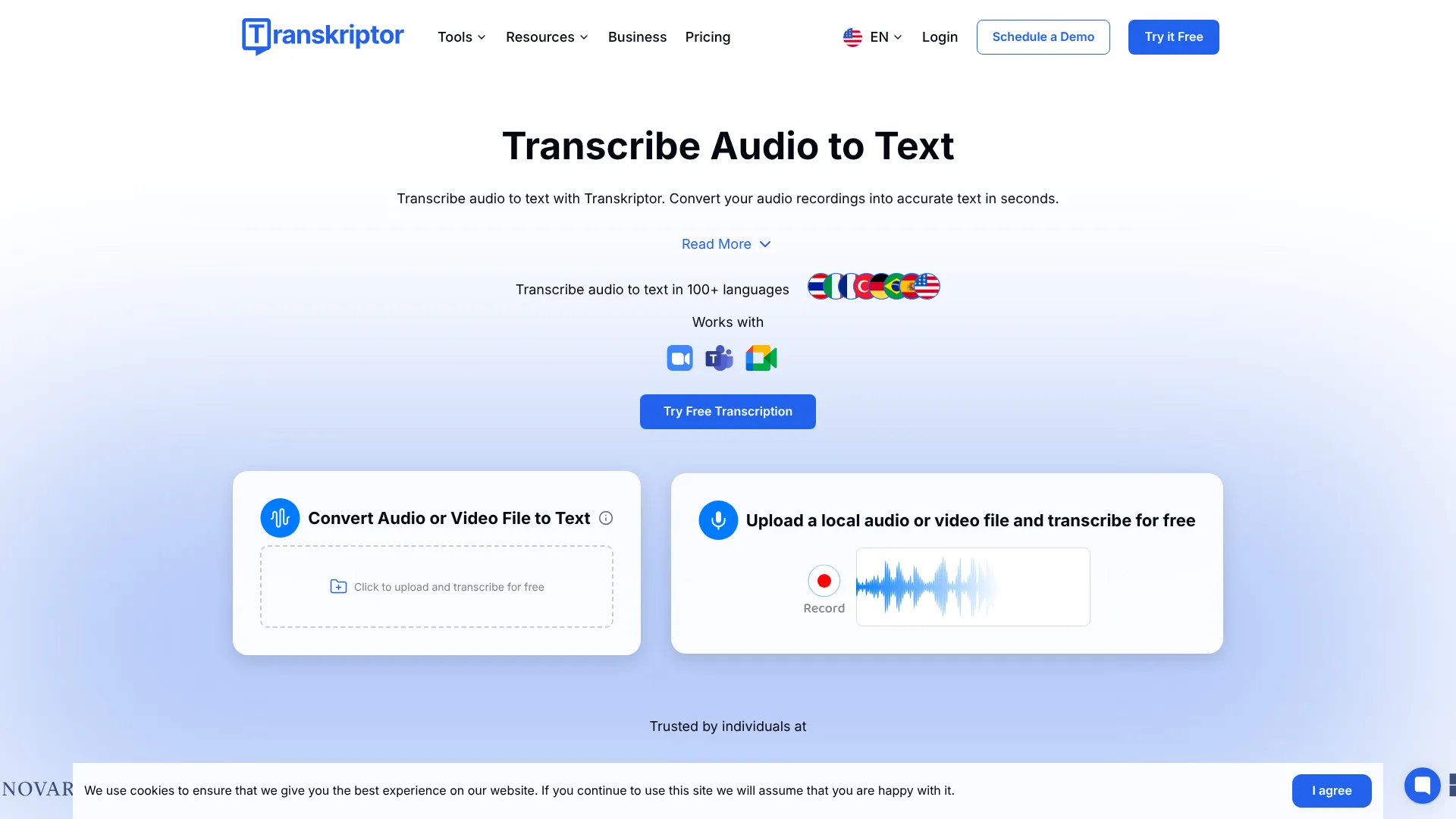 AI Transcription & Summarization Tool | i10X